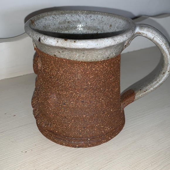 Vintage | Kitchen | Vintage Stone Pottery Face Mug | Poshmark